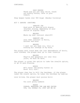 Video Game Script | PDF