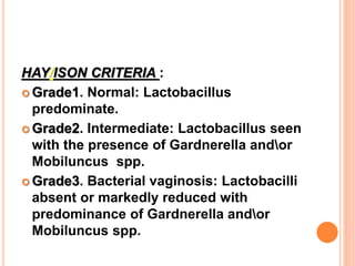 Vaginal disgarge | PPTX