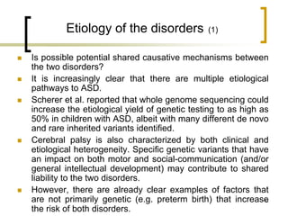 Prof. Dr. Vladimir Trajkovski: Cerebral palsy and autism | PPT
