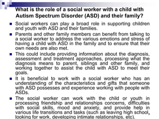 Prof. Dr. Vladimir Trajkovski - Role of social workers in ASD | PPT