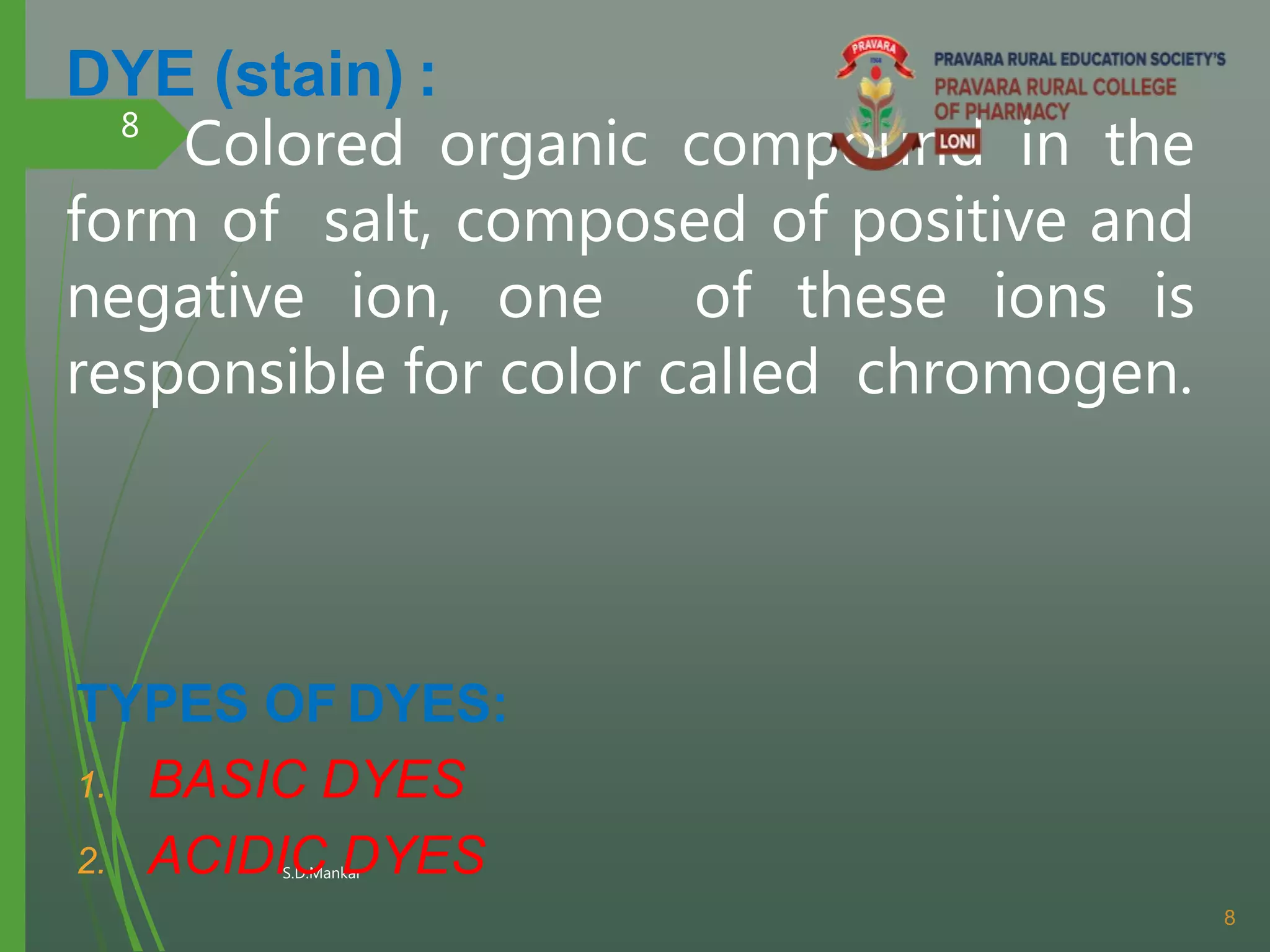 Identification of bacteria by using different staining techniques like ...