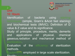 Identification of bacteria by using different staining techniques like simple staining, grams's ...