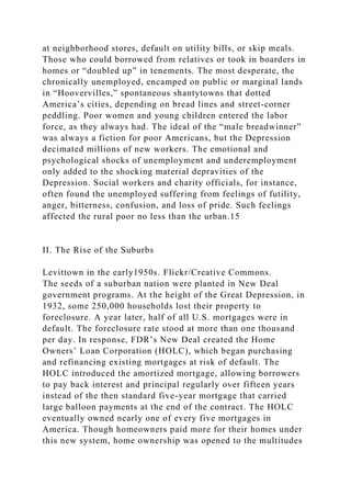 V. The Lived Experience of the Great DepressionA Hoove.docx