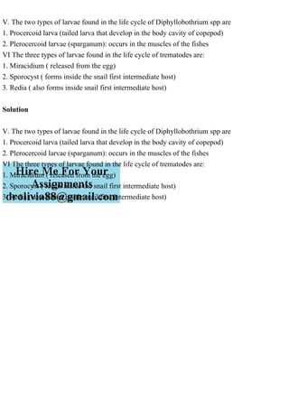 V. The two types of larvae found in the life cycle of Diphyllobothri.pdf