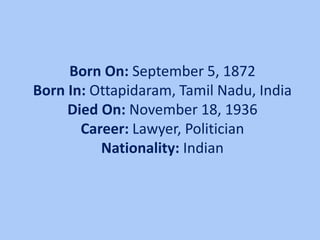 V.O.Chidambaram Pillai.ppt