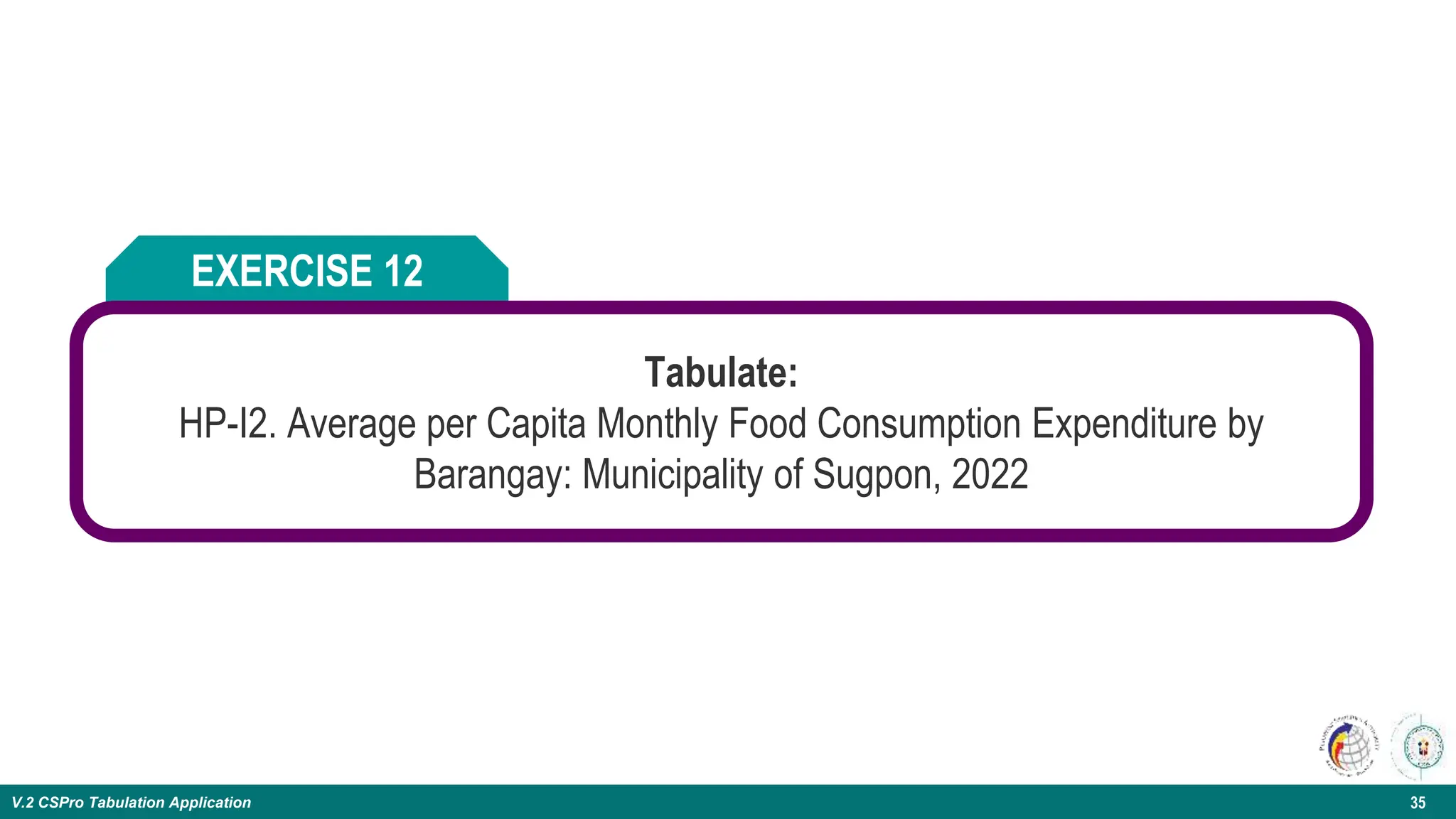 V.6 CSPro Tabulation Application_Creating Tables with PostCalc Application.pptx