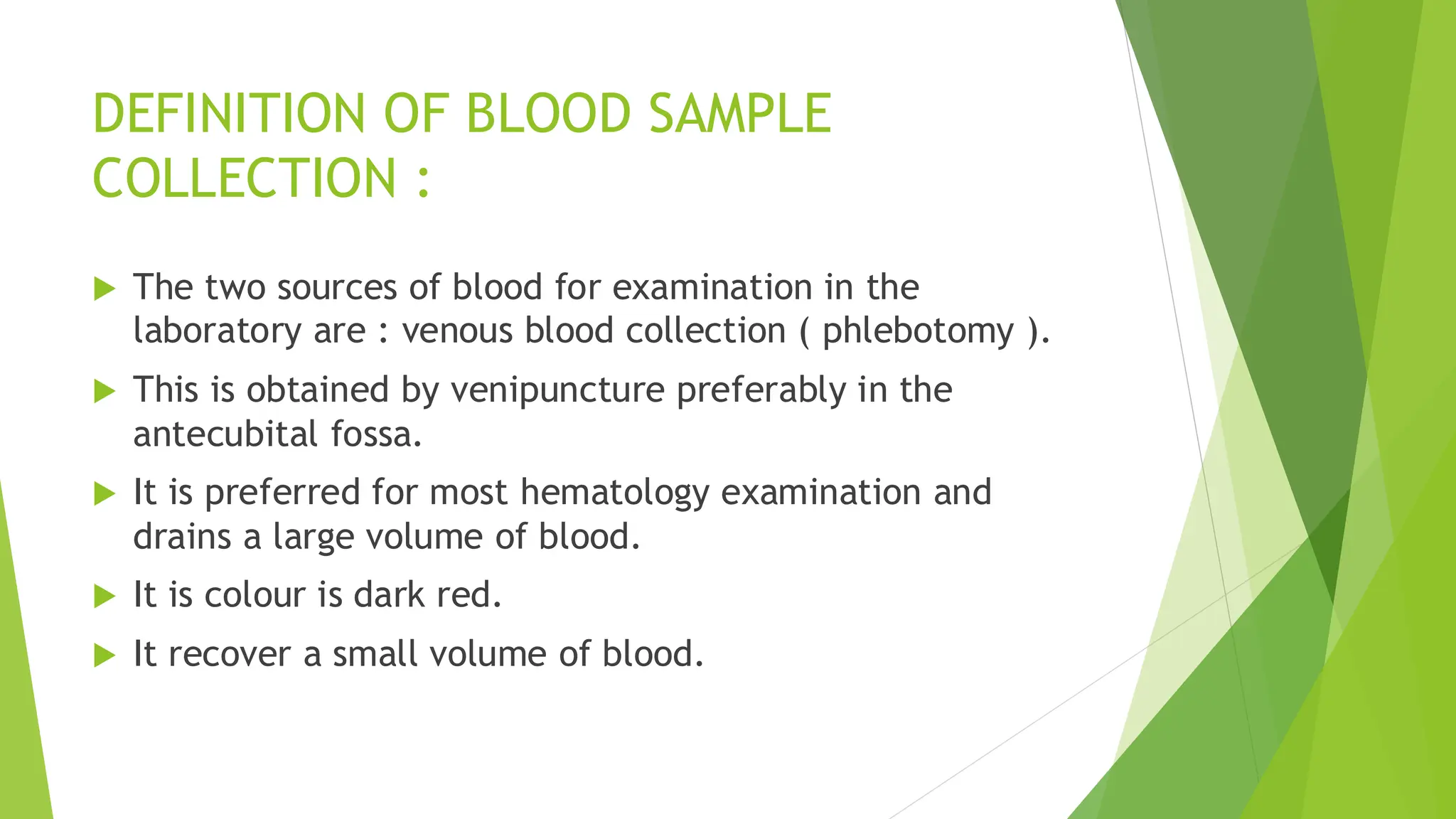 Clinical laboratory technology - Blood sample collection | PDF | Blood Disorders | Diseases and ...