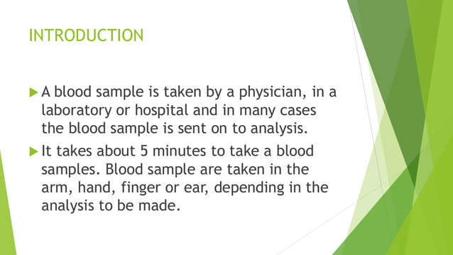 Clinical laboratory technology - Blood sample collection | PPT