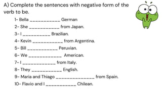 V . to . Be - Part six for primary stages | PPTX
