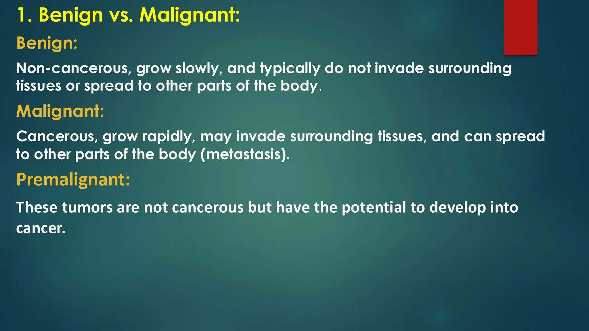TUMORS and Types of tumors, General biology of tumors, Spread of ...