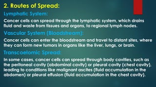 TUMORS and Types of tumors, General biology of tumors, Spread of ...