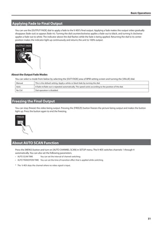 4 Channel Video Mixer | PDF