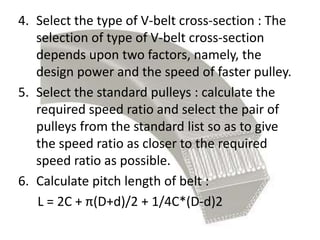 V belt drive | PPTX