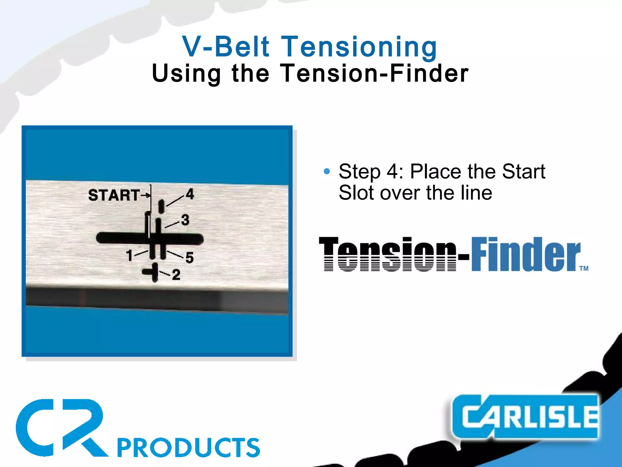V belt installation and tensioning 1.08 (1) | PPT