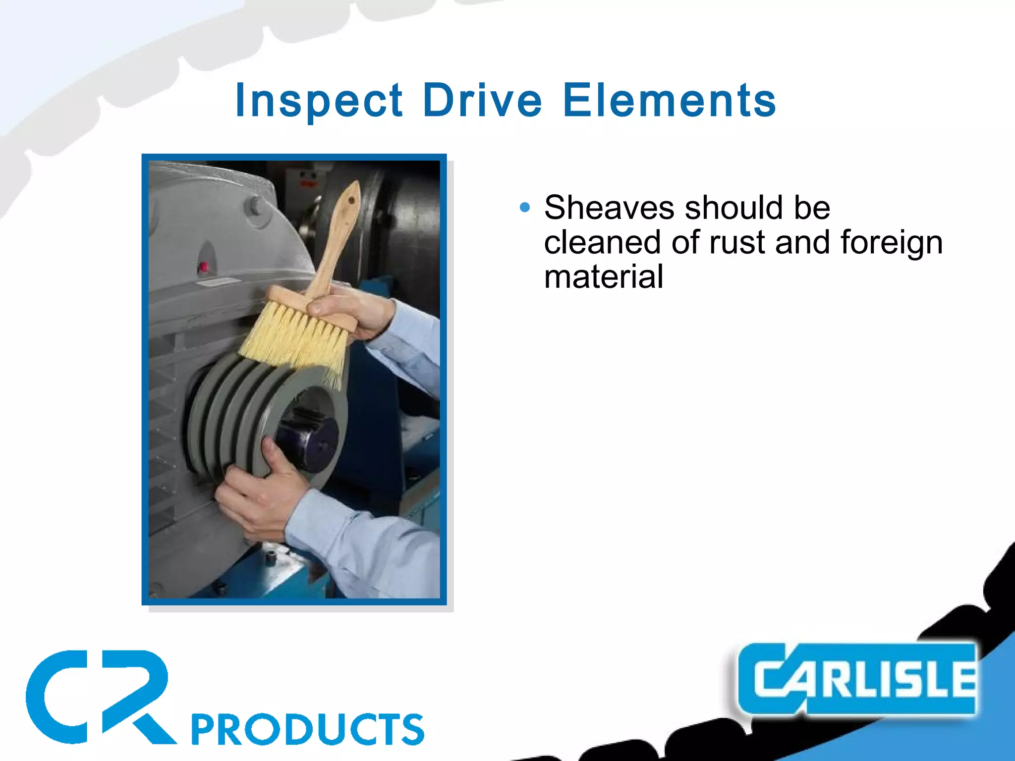 V belt installation and tensioning 1.08 (1) | PPT