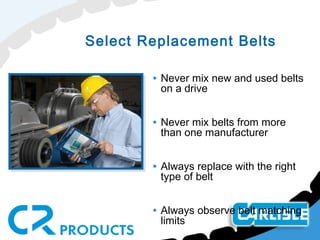 V belt installation and tensioning 1.08 (1) | PPT