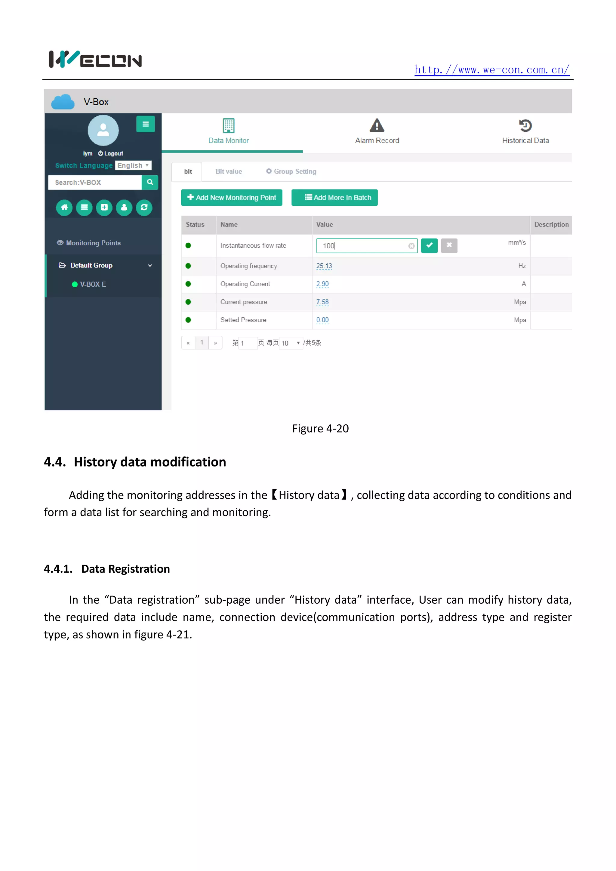 WECON V-box User Manual | PDF