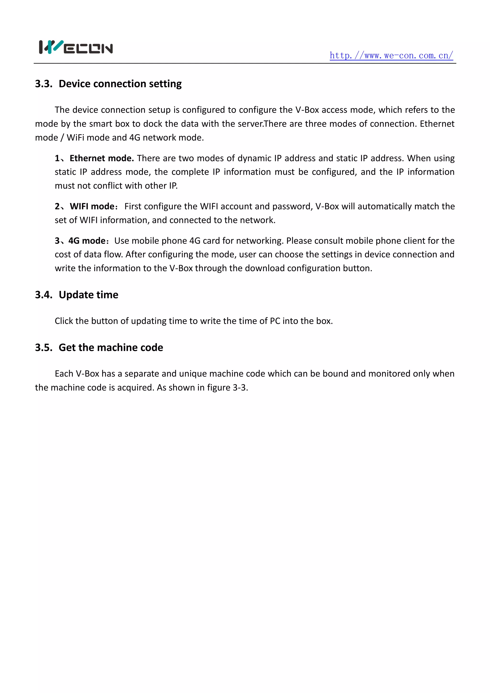 WECON V-box User Manual | PDF