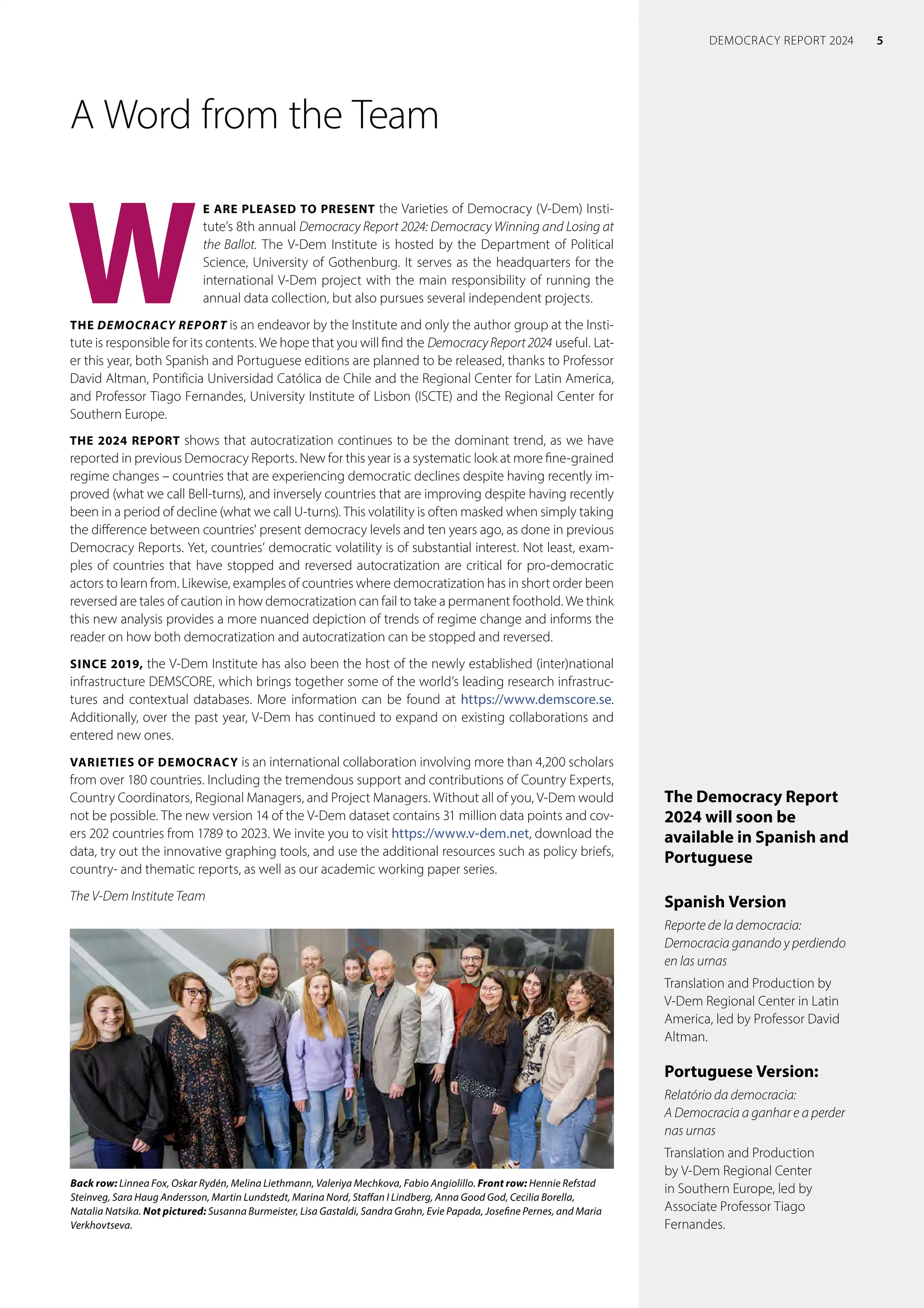 V-dem_Report : Democracy Report 2024 - Winning and Losing at the Ballot ...