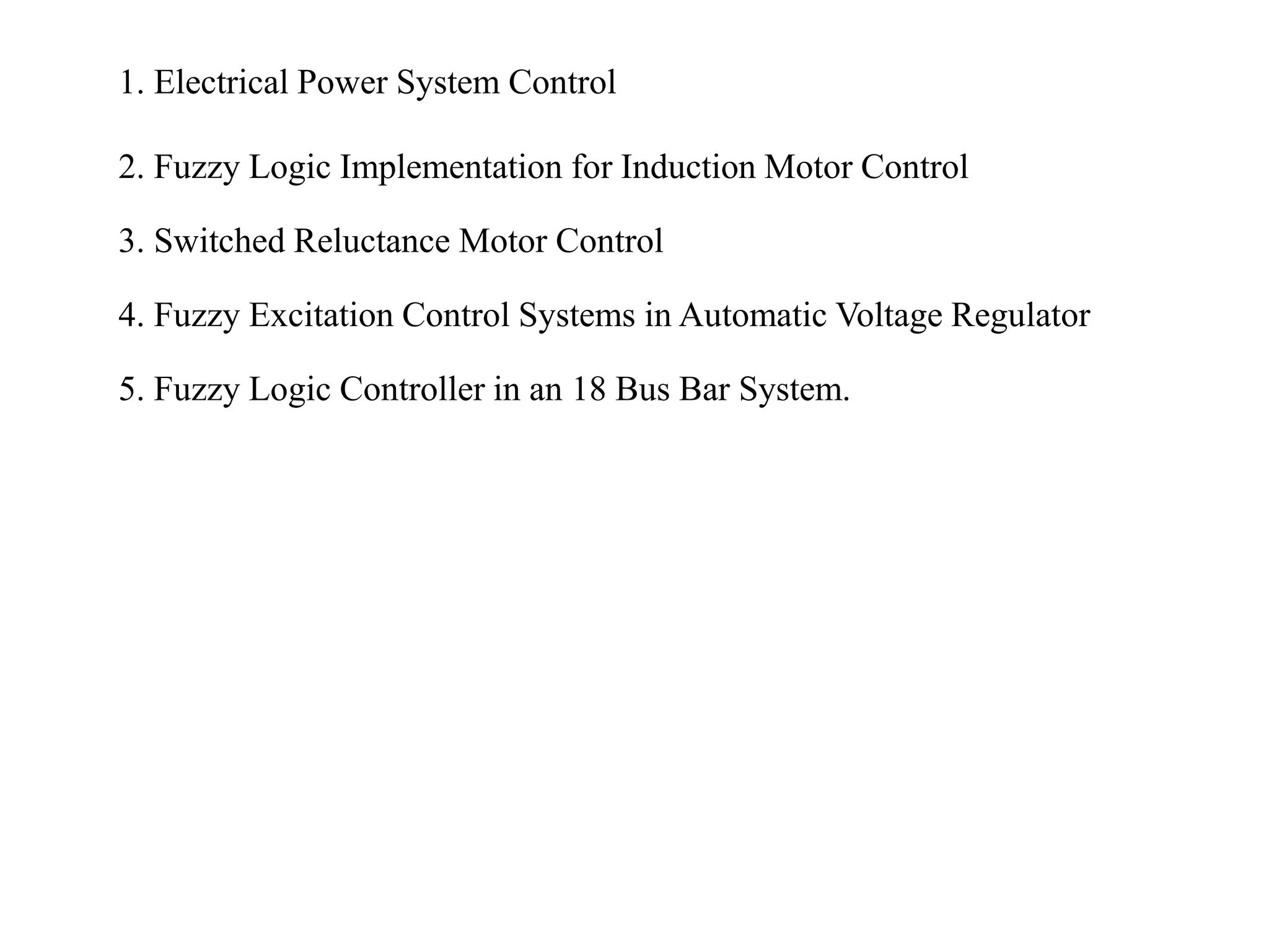 V fuzzy logic applications to electrical systems | PPT
