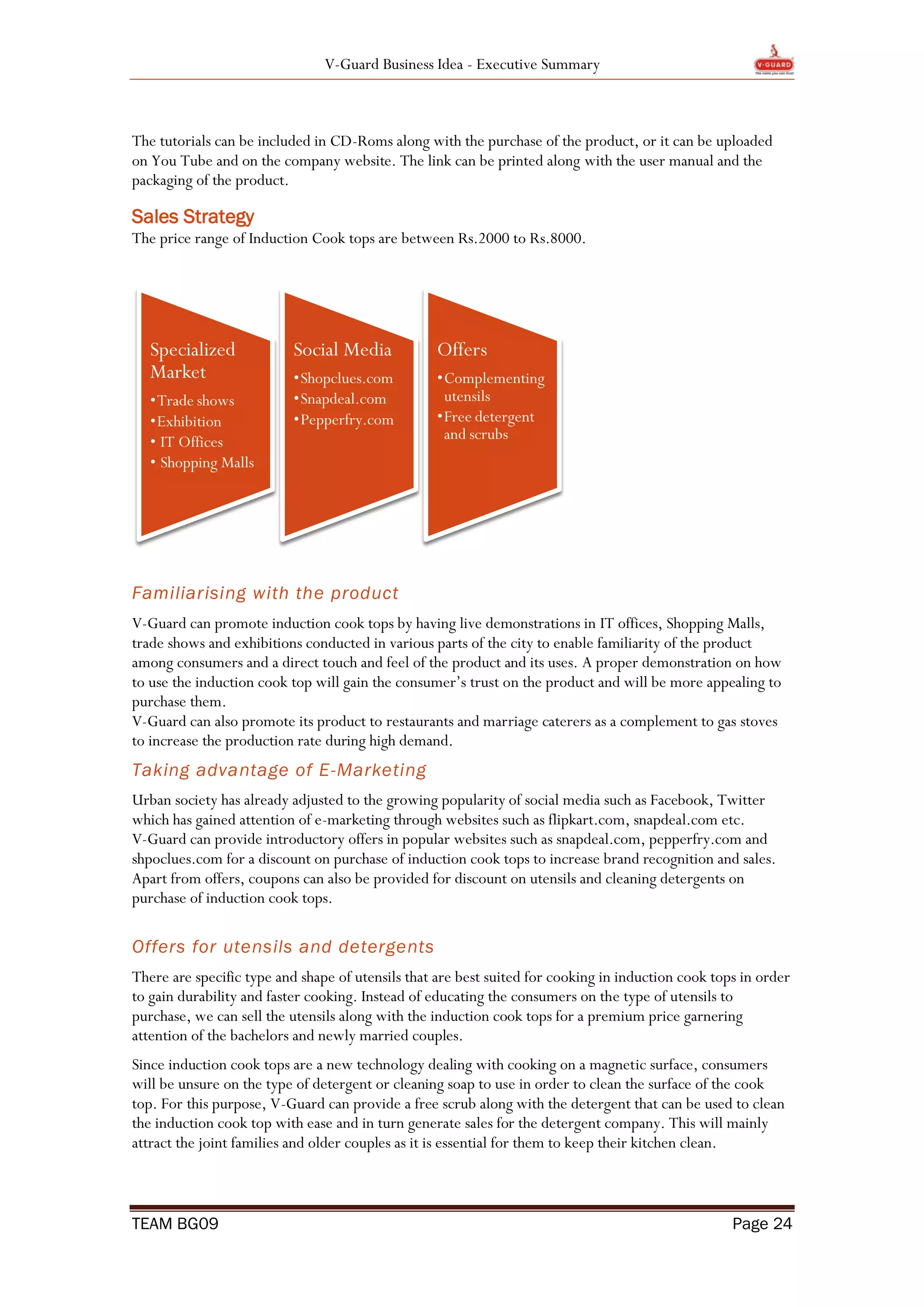 V-Guard Big Idea Business Plan | PDF