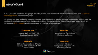 V-Guard- A Journey to Digital Transformation! | PDF