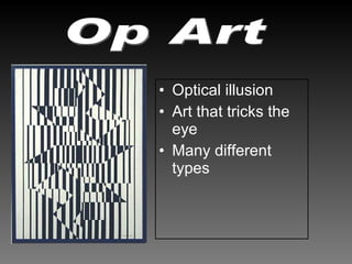 Op Art Middle School | PPT