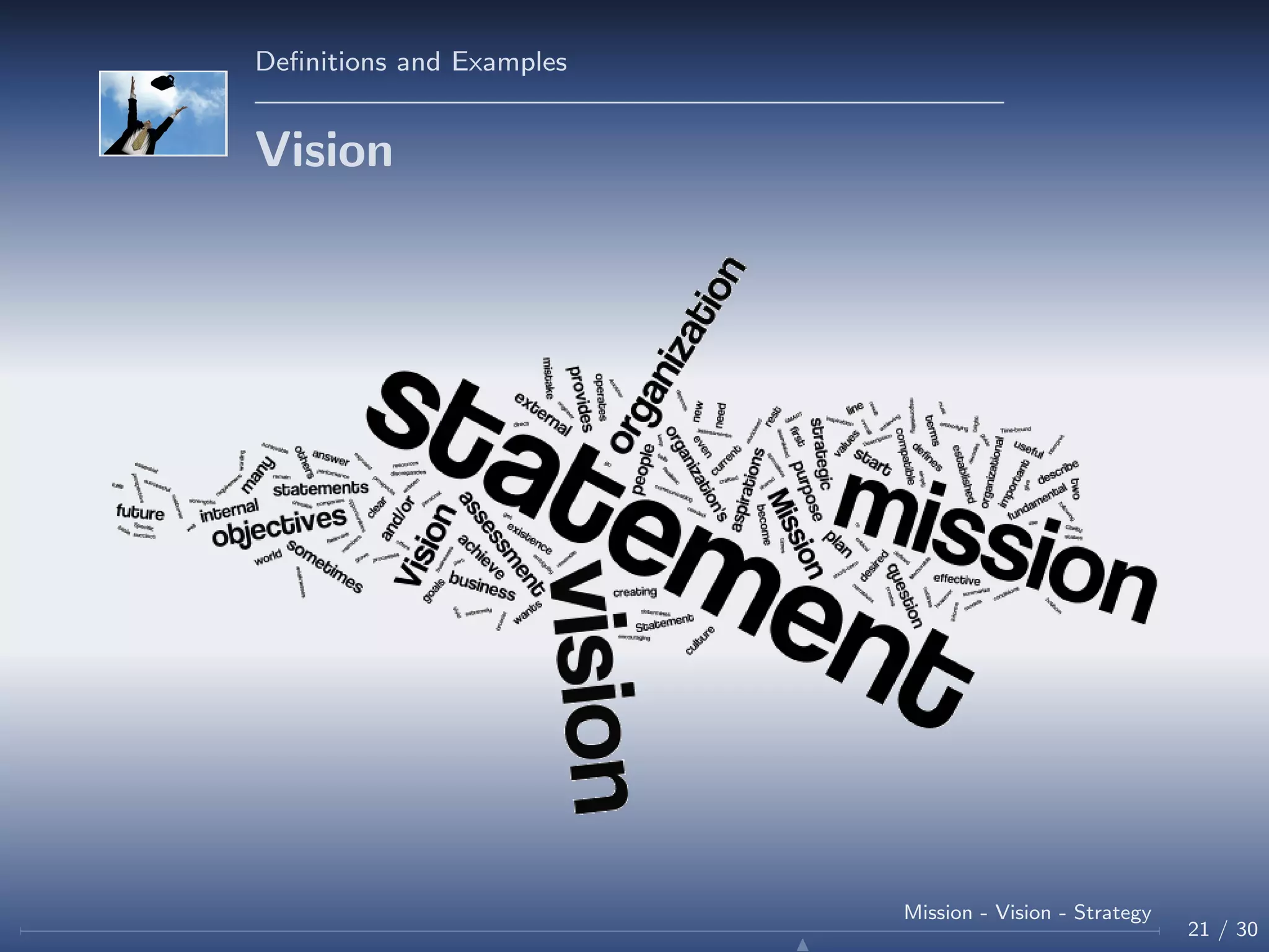 Mission, Vision and Strategy in organisations | PDF