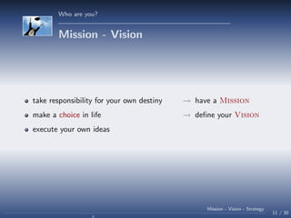 Mission, Vision and Strategy in organisations | PDF