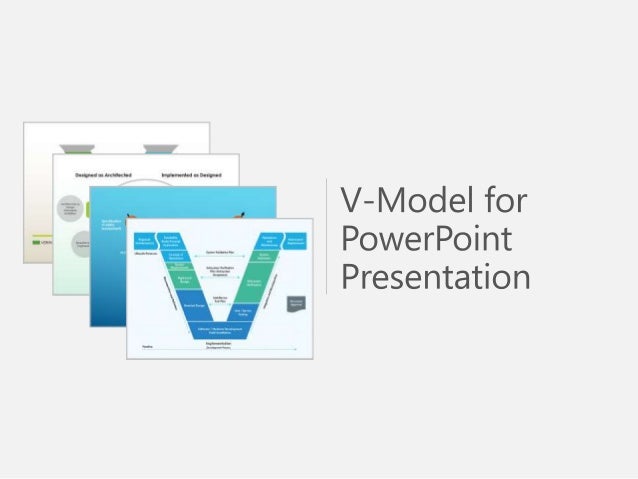 V-Model Editable PowerPoint Template