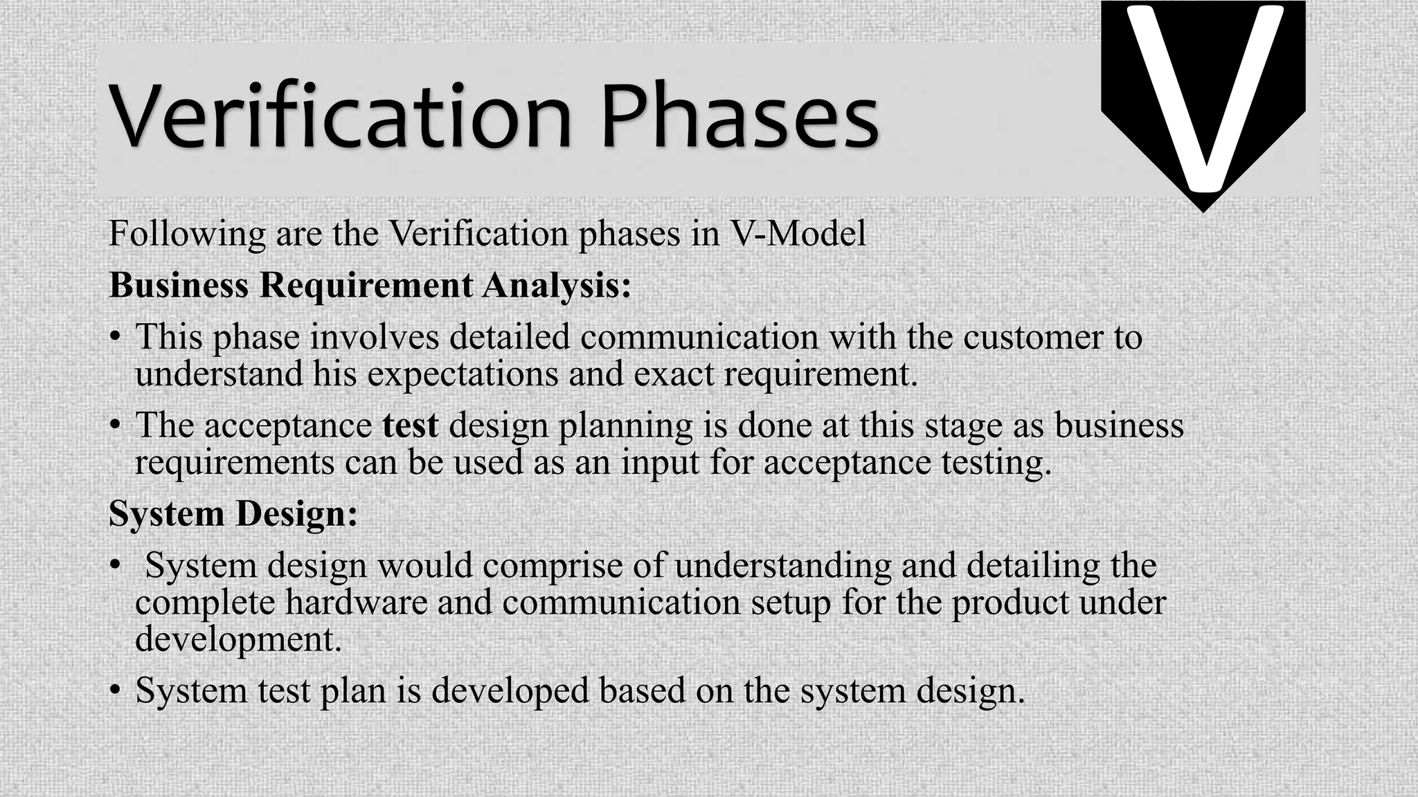 V Model and W Model | PPTX