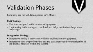 V Model and W Model | PPTX