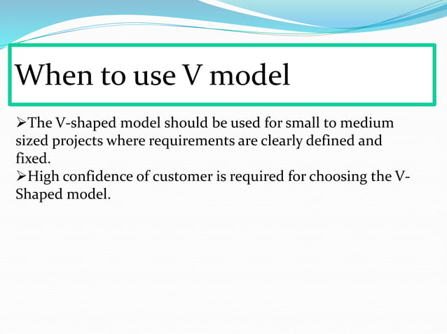 V model software engineering | PPTX