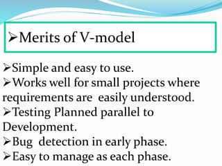 V model software engineering | PPTX