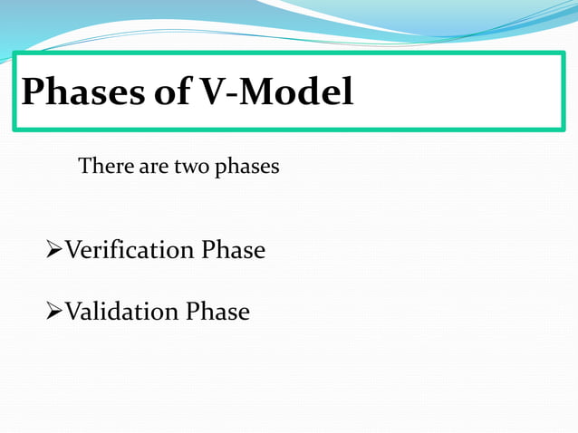 V model software engineering | PPTX