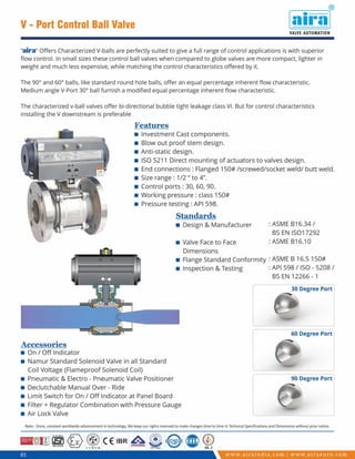 V Port Control Ball Valve | PDF
