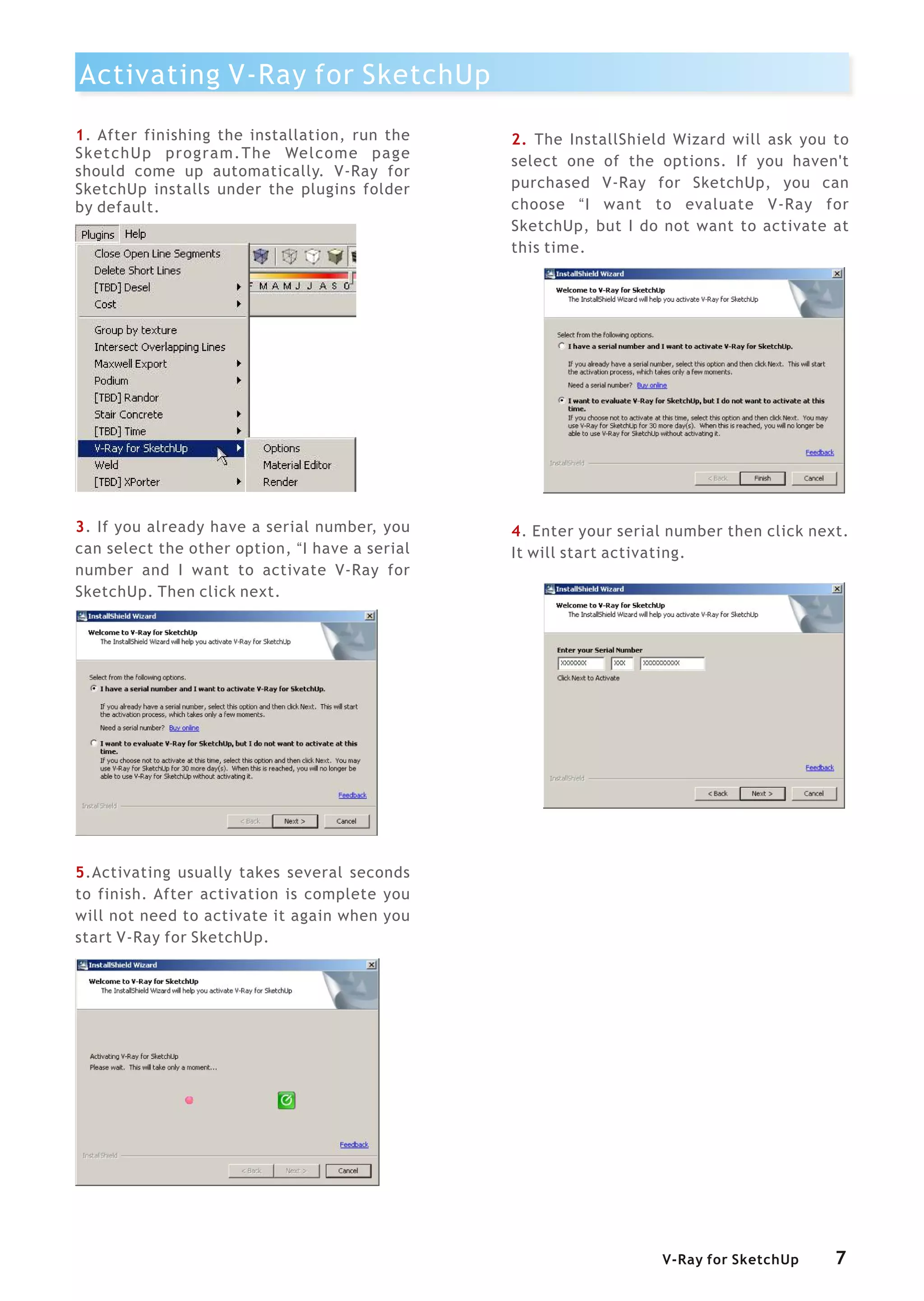 V Ray For Sketch Up 2007 Manual | PDF | Graphics Software | Computer ...