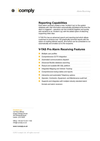 V-TAS Pro alarm receiving software | PDF | Computing | Technology ...