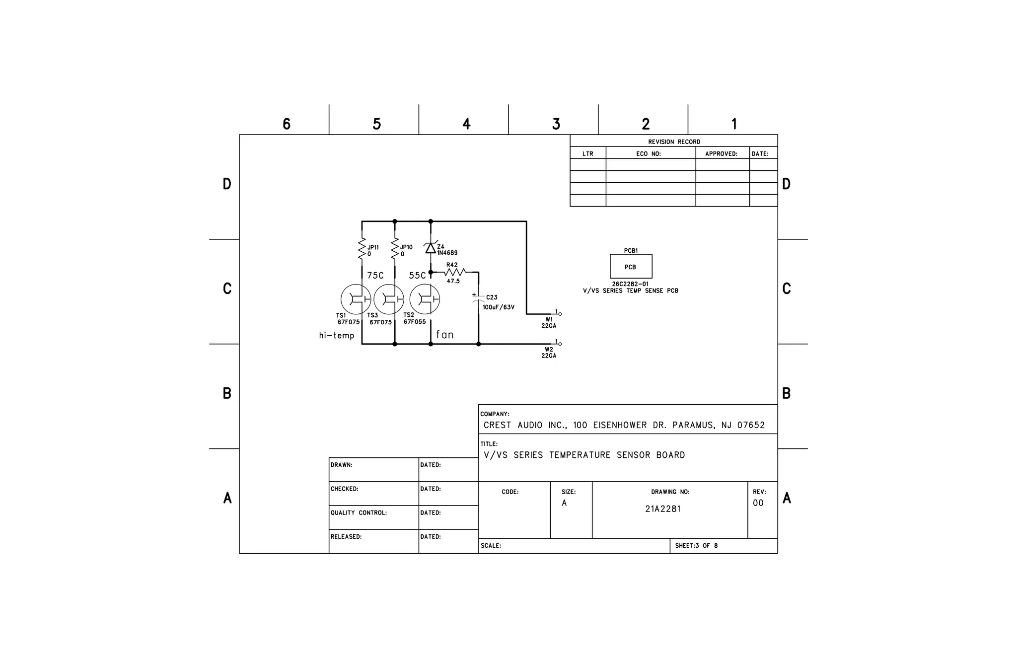 Diagramas para la reparación de amplificadores crest versiones vs. | PDF