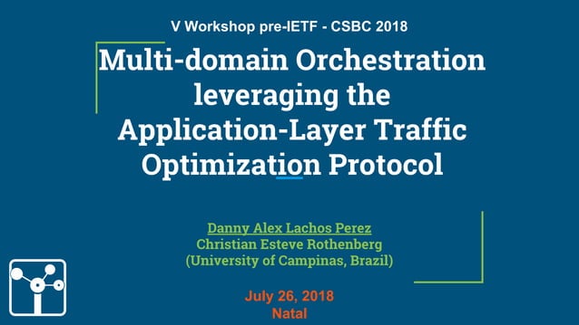 Multi-domain Orchestration leveraging the Application-Layer Traffic Optimization (ALTO) Protocol ...