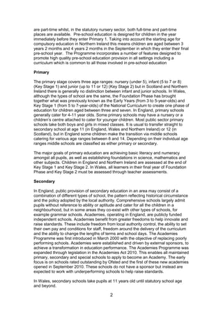 EDUCATION SYSTEM IN THE UK | PDF