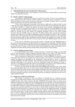 Multicast routing strategy for SDN-cluster based MANET | PDF