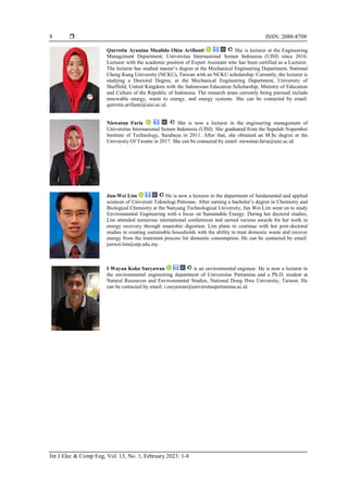 Prediction of recovery energy from ultimate analysis of waste generation in Depok City ...