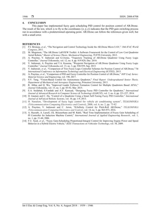 Fuzzy Gain Scheduling PID Control for Position of the AR.Drone | PDF | Radio Control | Hobbies ...