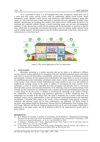 Blockchain outlook for deployment of IoT in distribution networks and smart homes | PDF