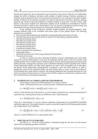 Comparative study of the price penalty factors approaches for Bi ...