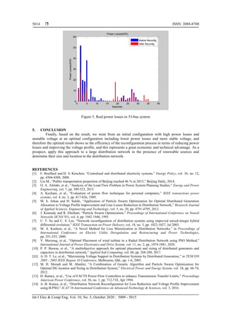 Distribution network reconfiguration for loss reduction using PSO method | PDF