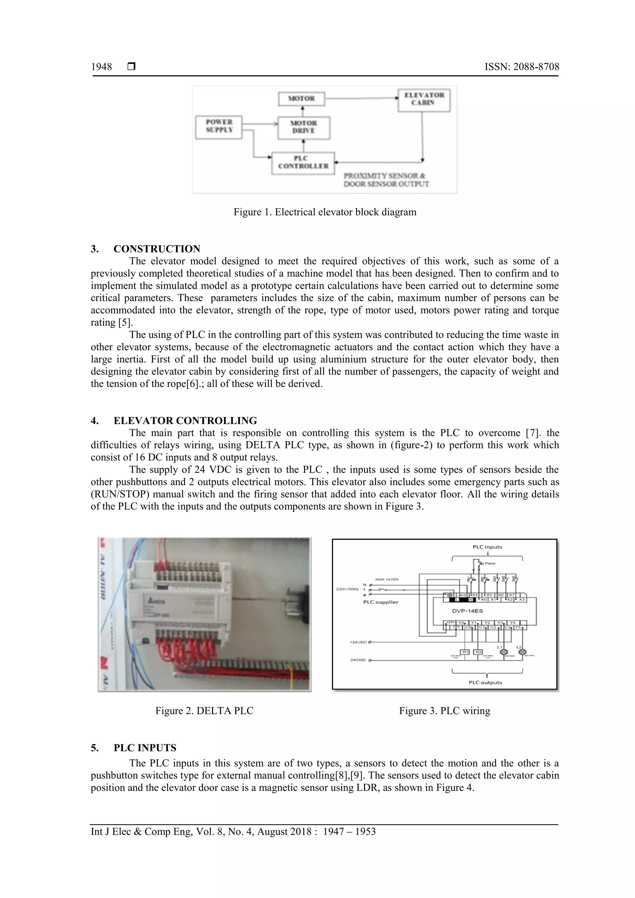 Design and Implementation of an Electrical Lift Controlled using PLC | PDF | Radio Control ...