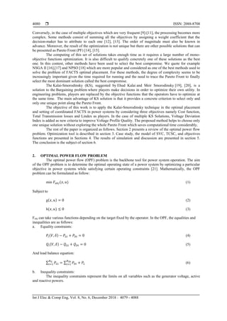 Coordinated Placement and Setting of FACTS in Electrical Network based on Kalai-smorodinsky ...
