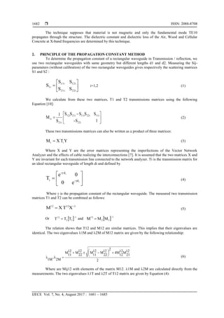 Determining the Complex Permittivity of Building Dielectric Materials using a Propagation ...